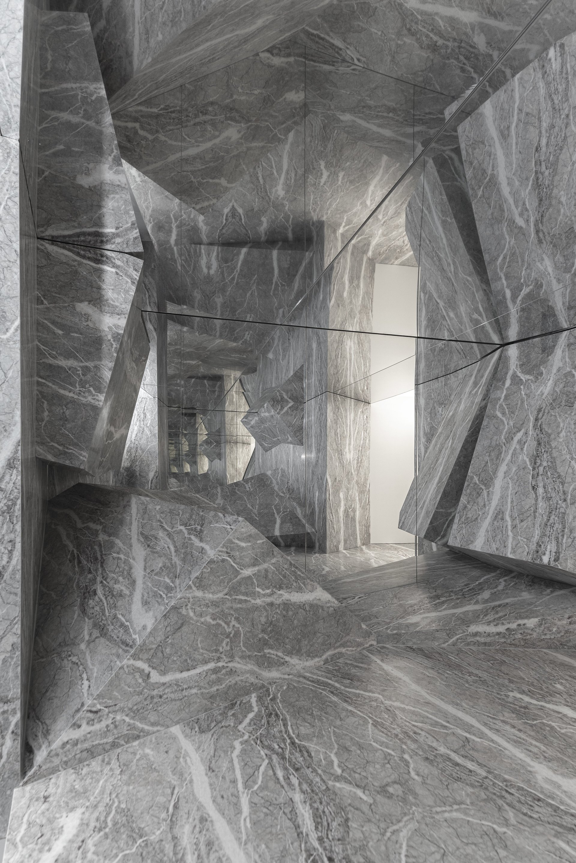At Fuorisalone 2025 the Margraf marble installation by Hannes Peer ...