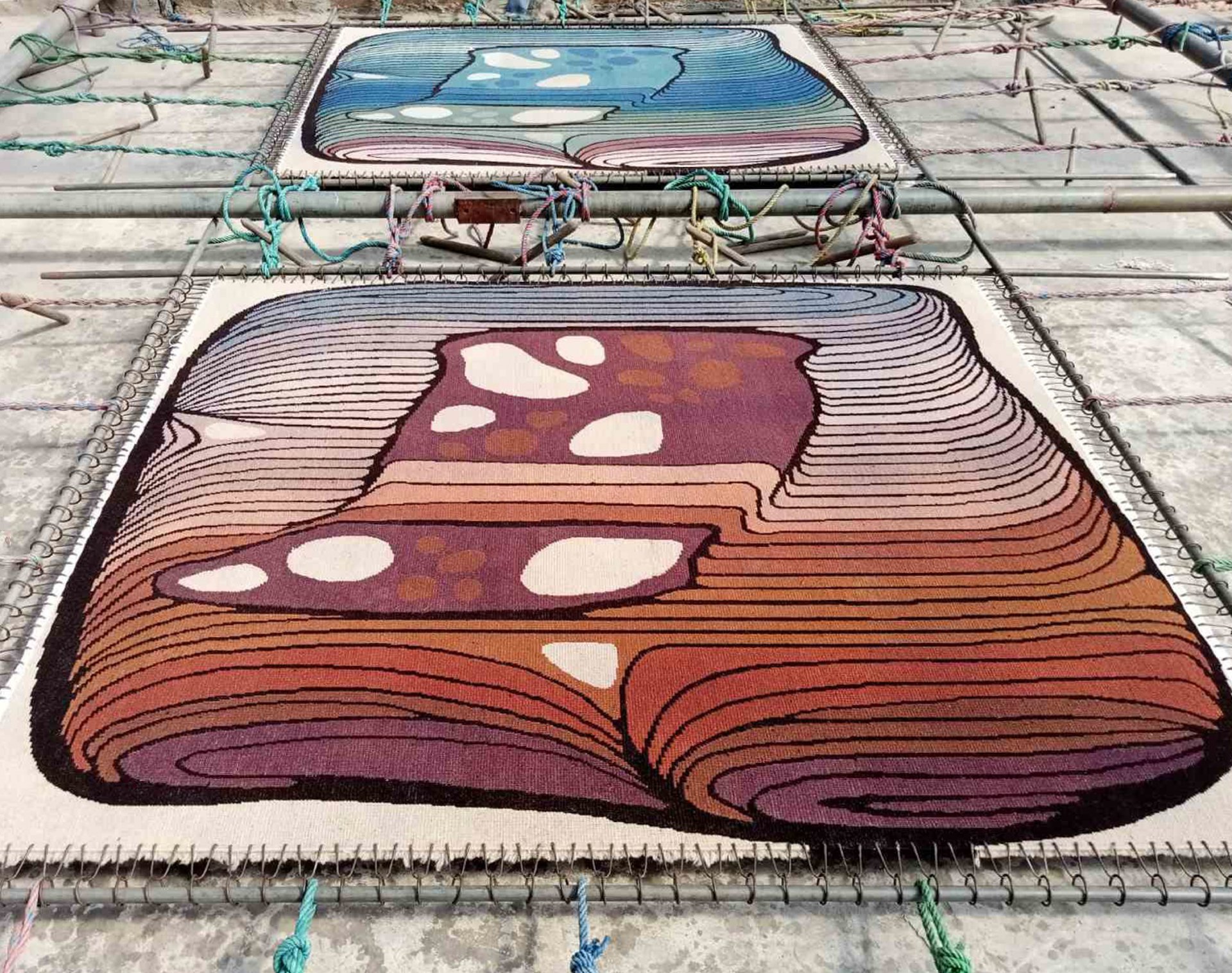 Tapis Rouge rugs designed by Natalia Enze