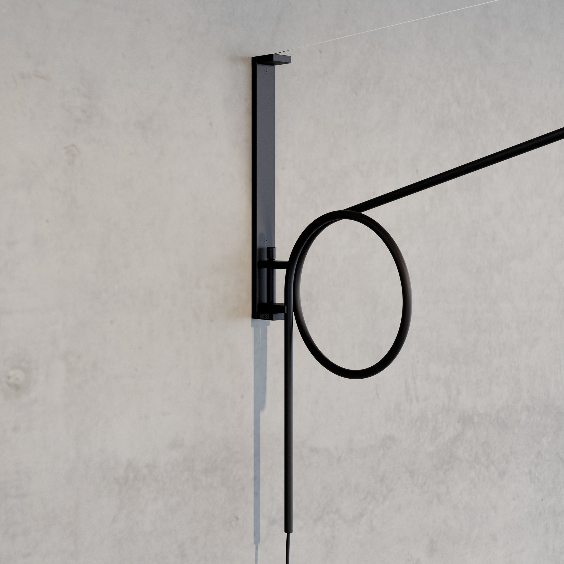 The new Spring arm lamp by Diesel Living with Lodes