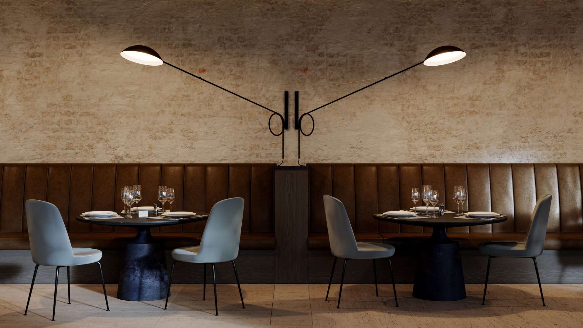 The new Spring arm lamp by Diesel Living with Lodes