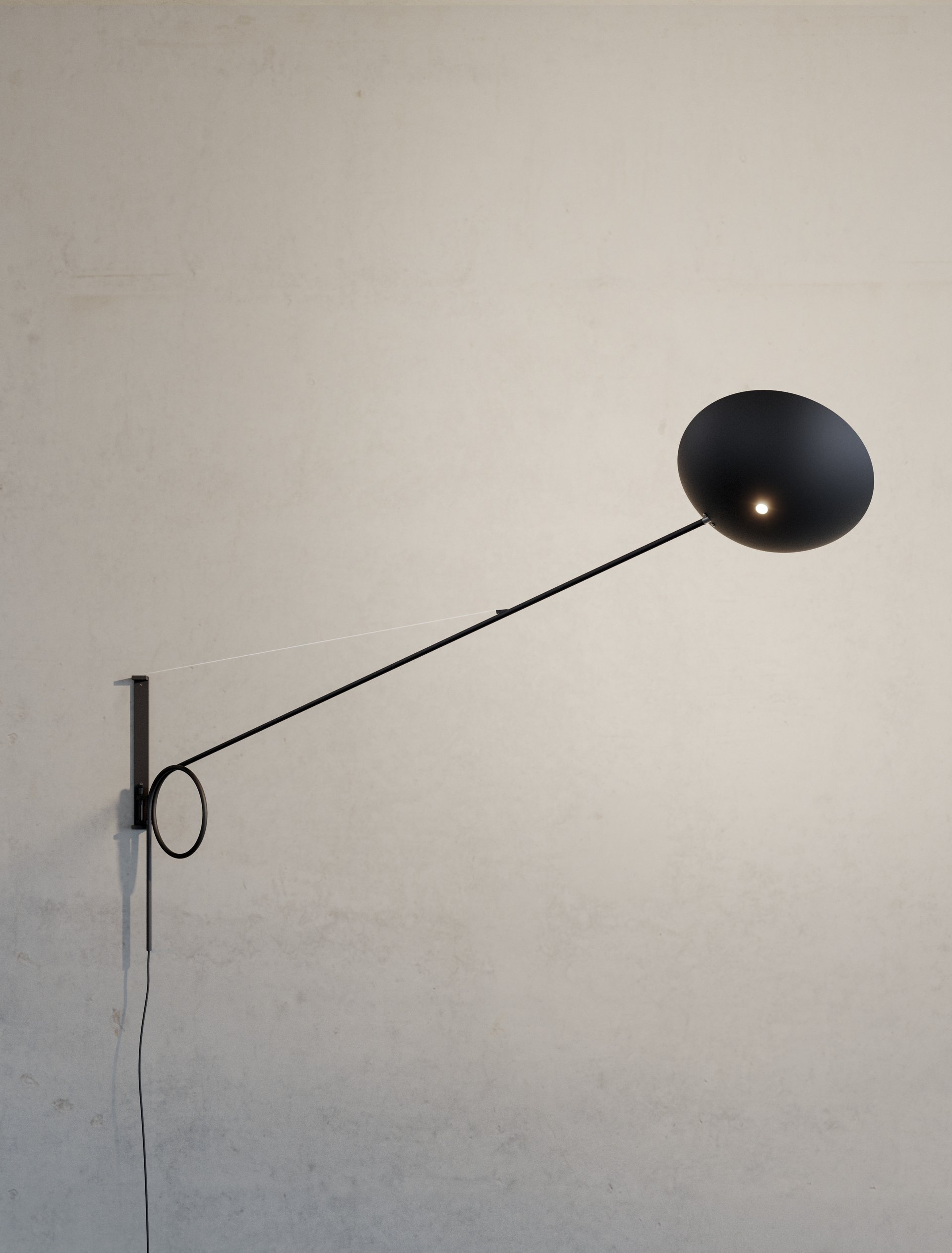 The new Spring arm lamp by Diesel Living with Lodes