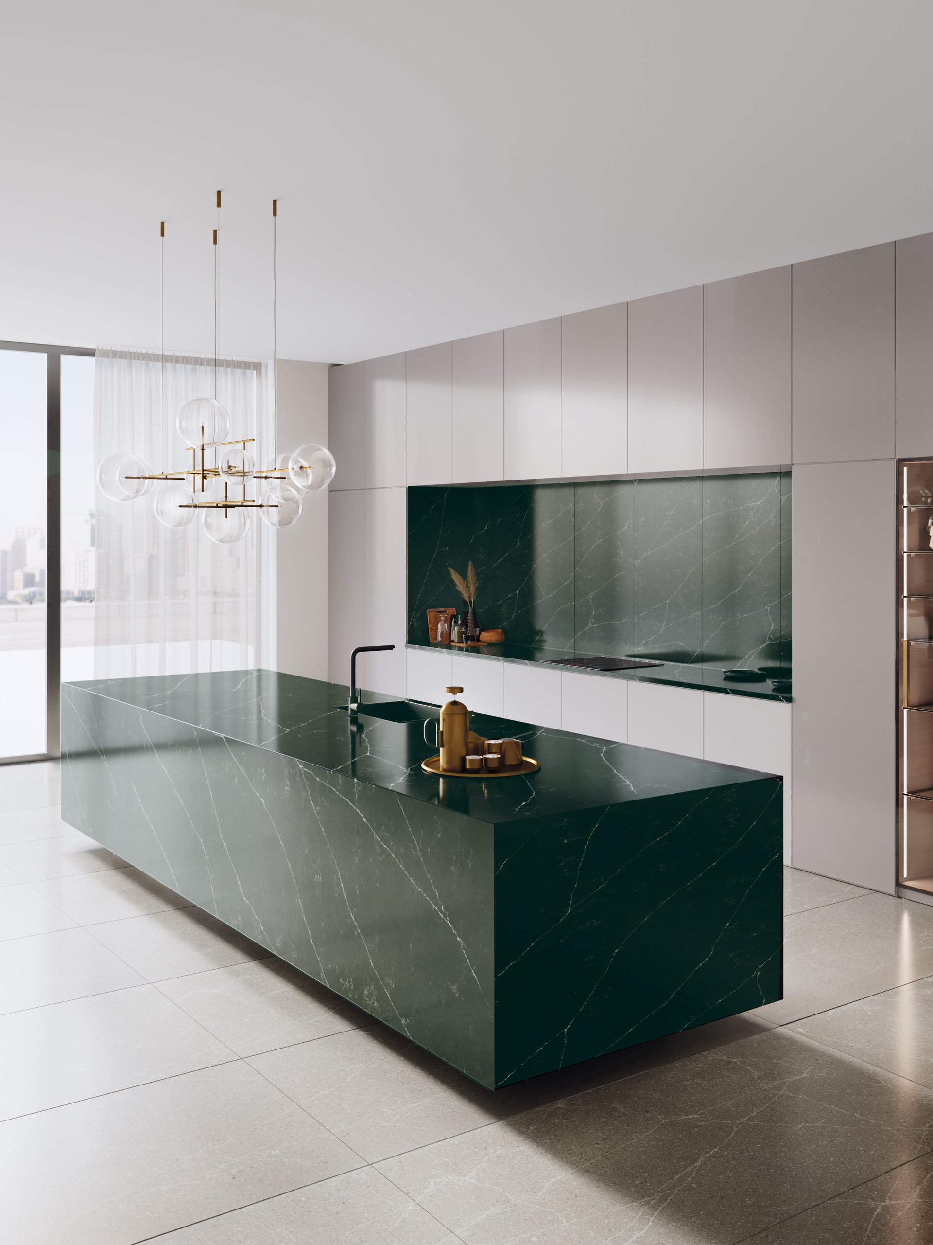 Quartzforms® surfaces for kitchen countertops, bathrooms, coverings and ...