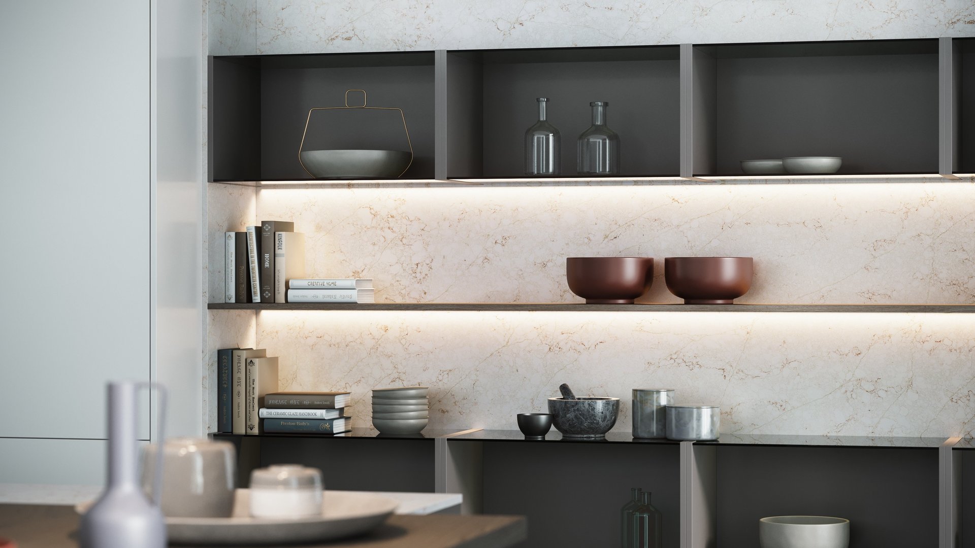 Quartzforms® surfaces for kitchen countertops, bathrooms, coverings and ...