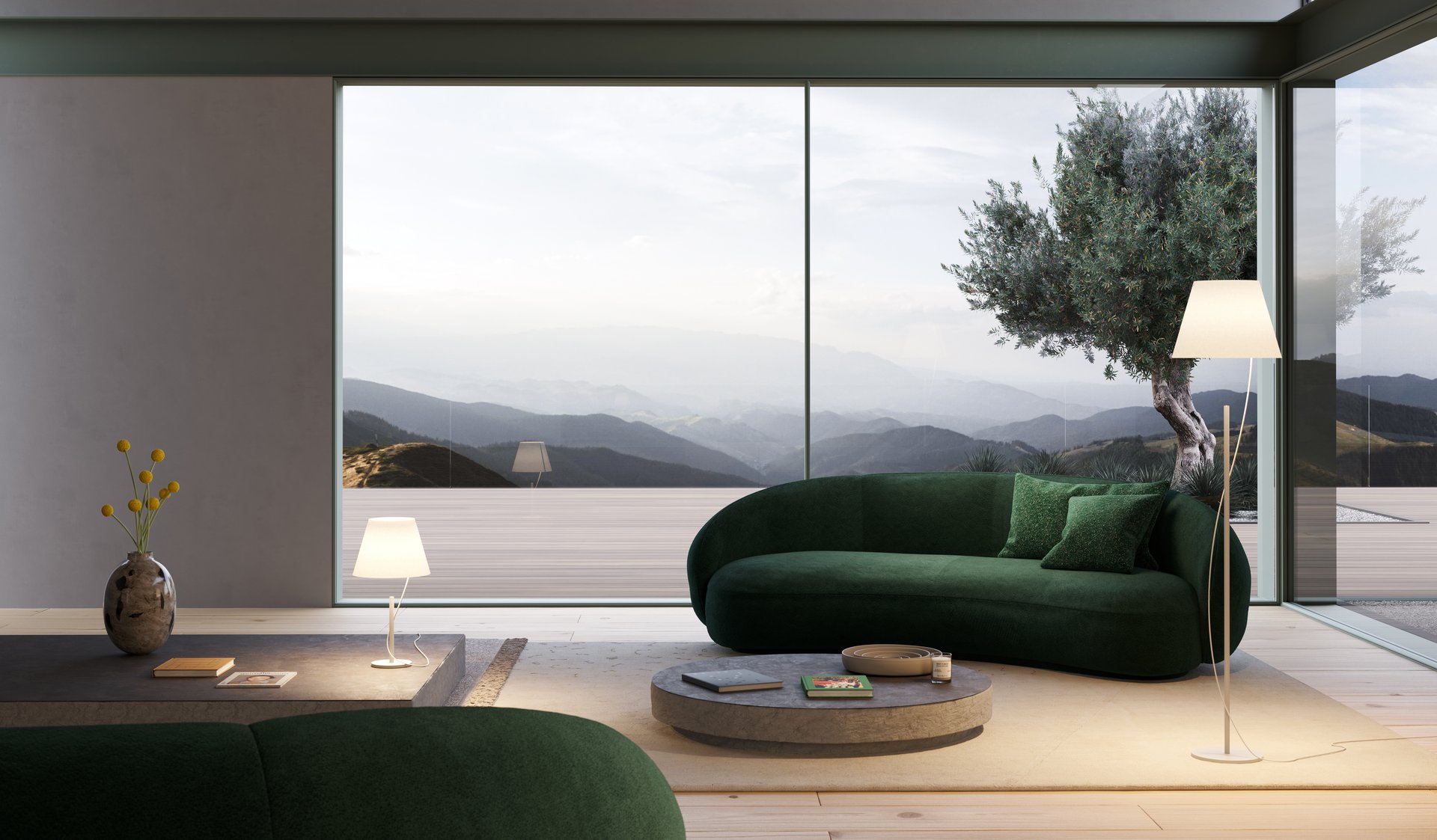 Hover lamps collection by Lodes designed by the Japanese YOY Studio