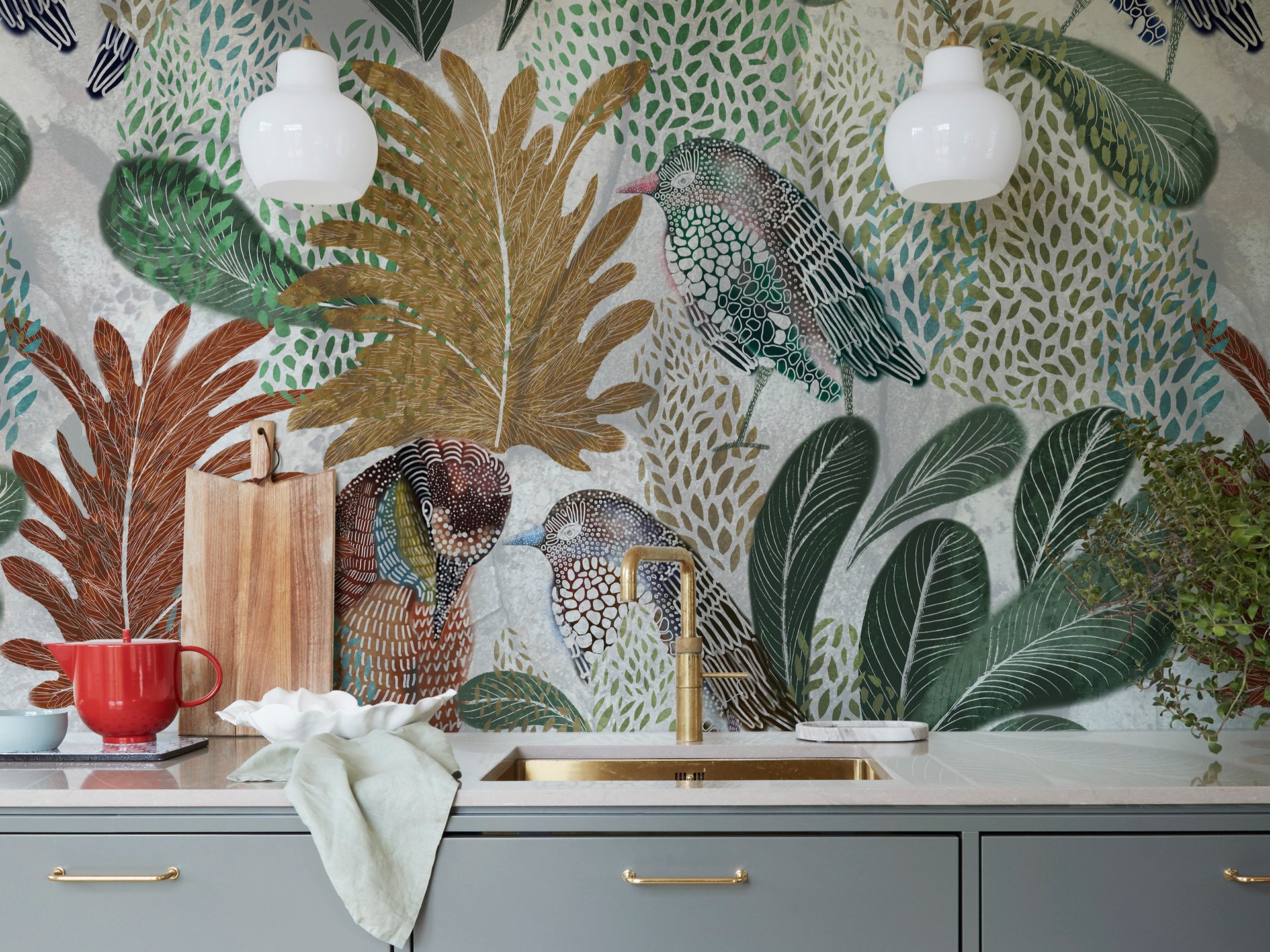 Wall&decò wallpapers for Wet Rooms and Facades