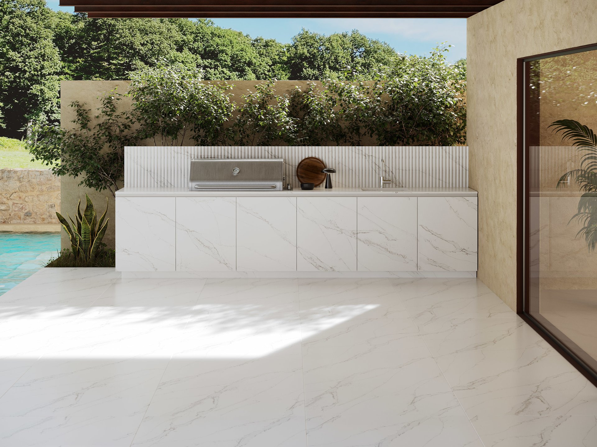 Lapitec Sintered Stone for Outdoor