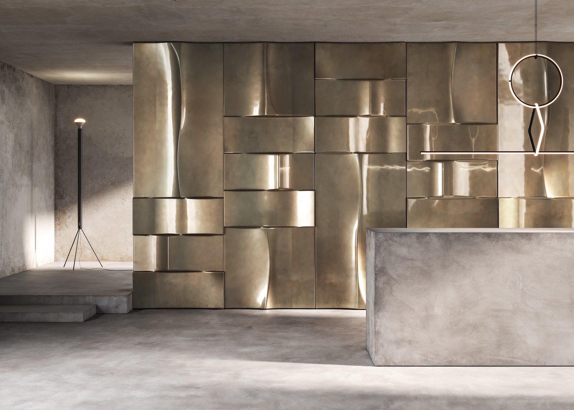 The new Materica metal boiseries of the Venice Collection