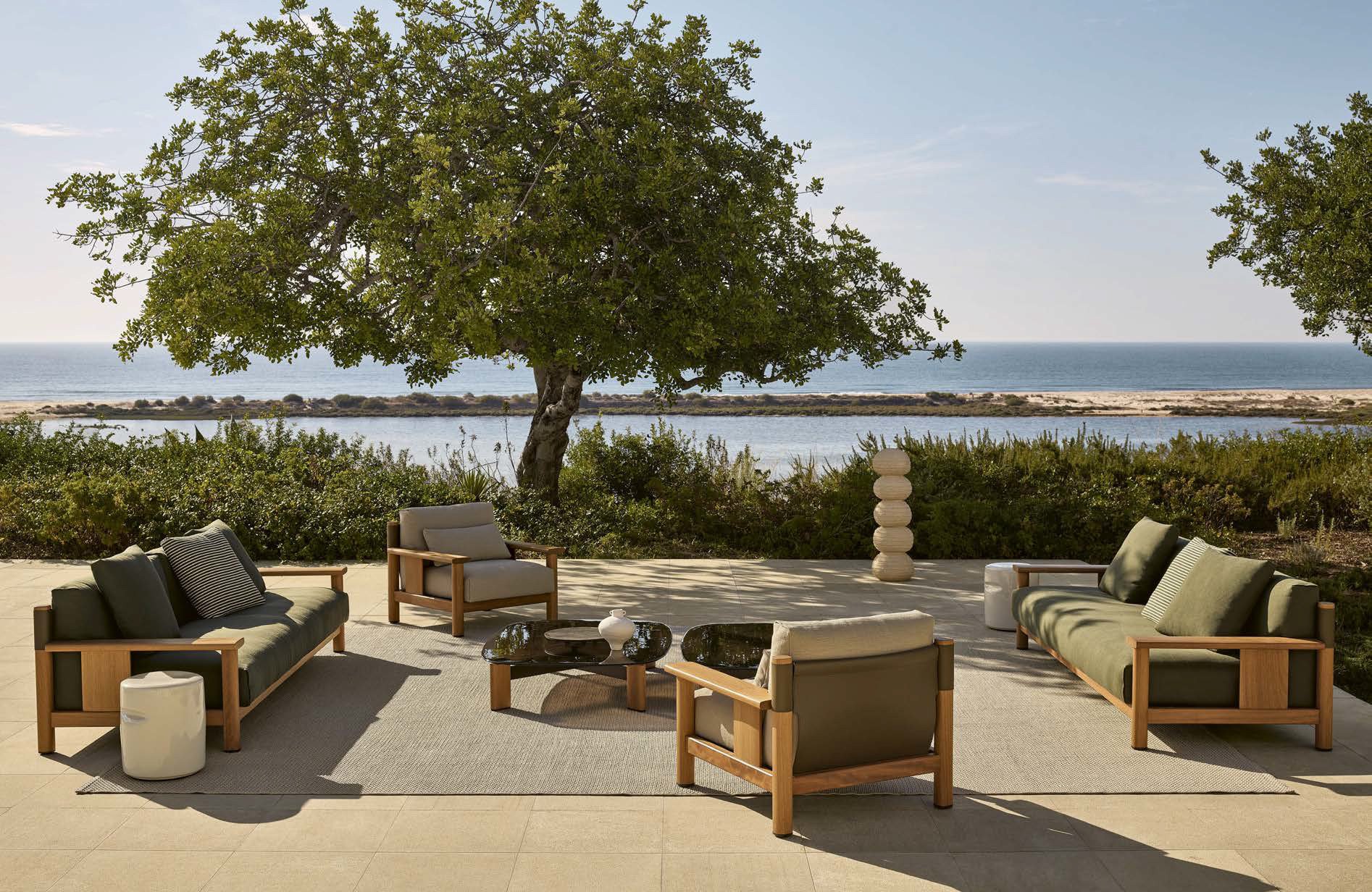 Poliform outdoor furniture designed by Massaud, Gallina, Wanders and Chan