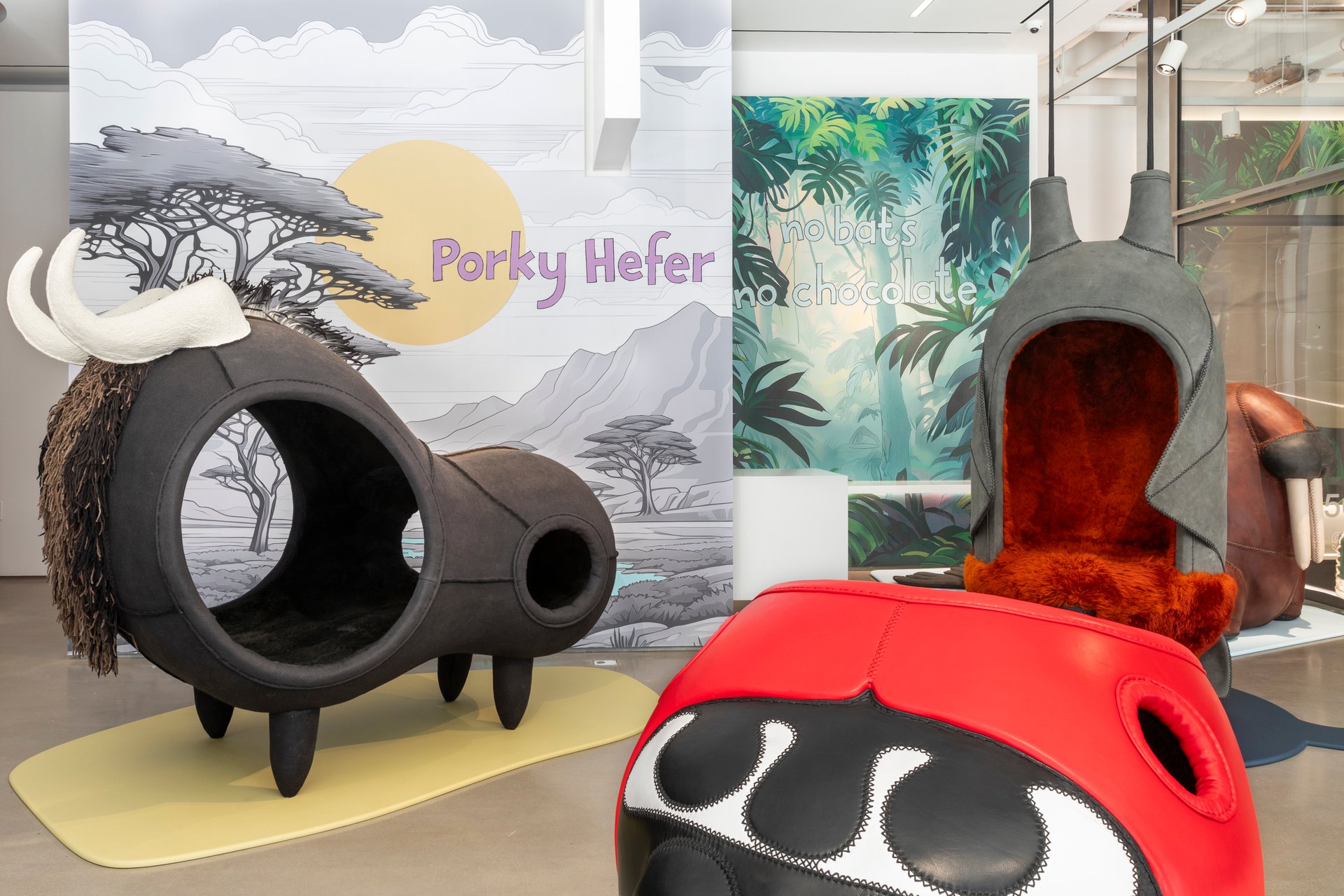 Porky Hefer's Animal Sculptures at Galerie56