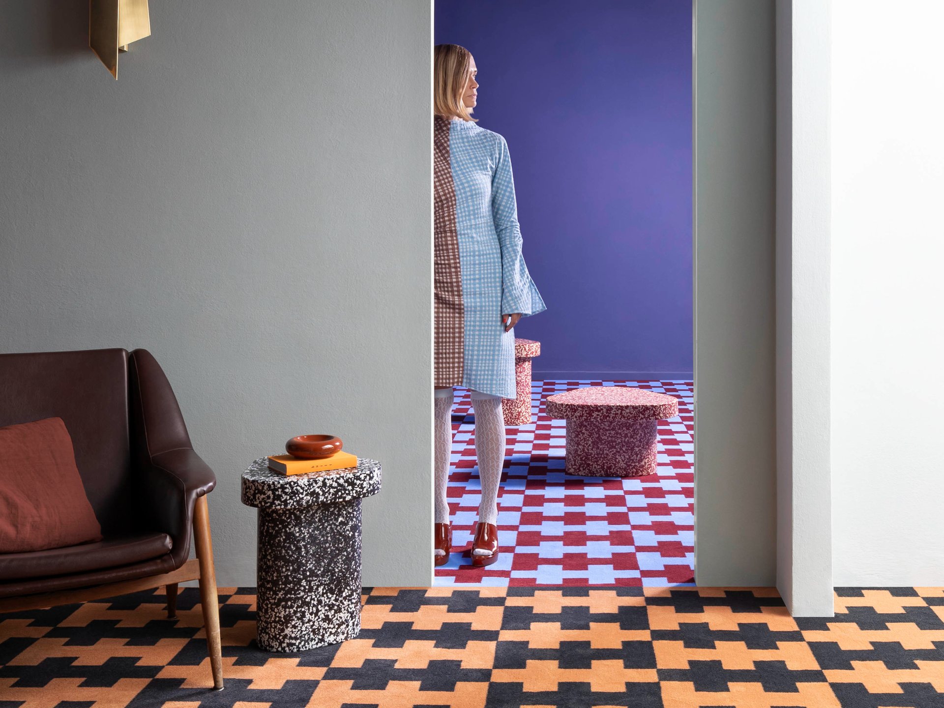 Carpets and textile flooring Radici designed by Tekla Evelina Severin