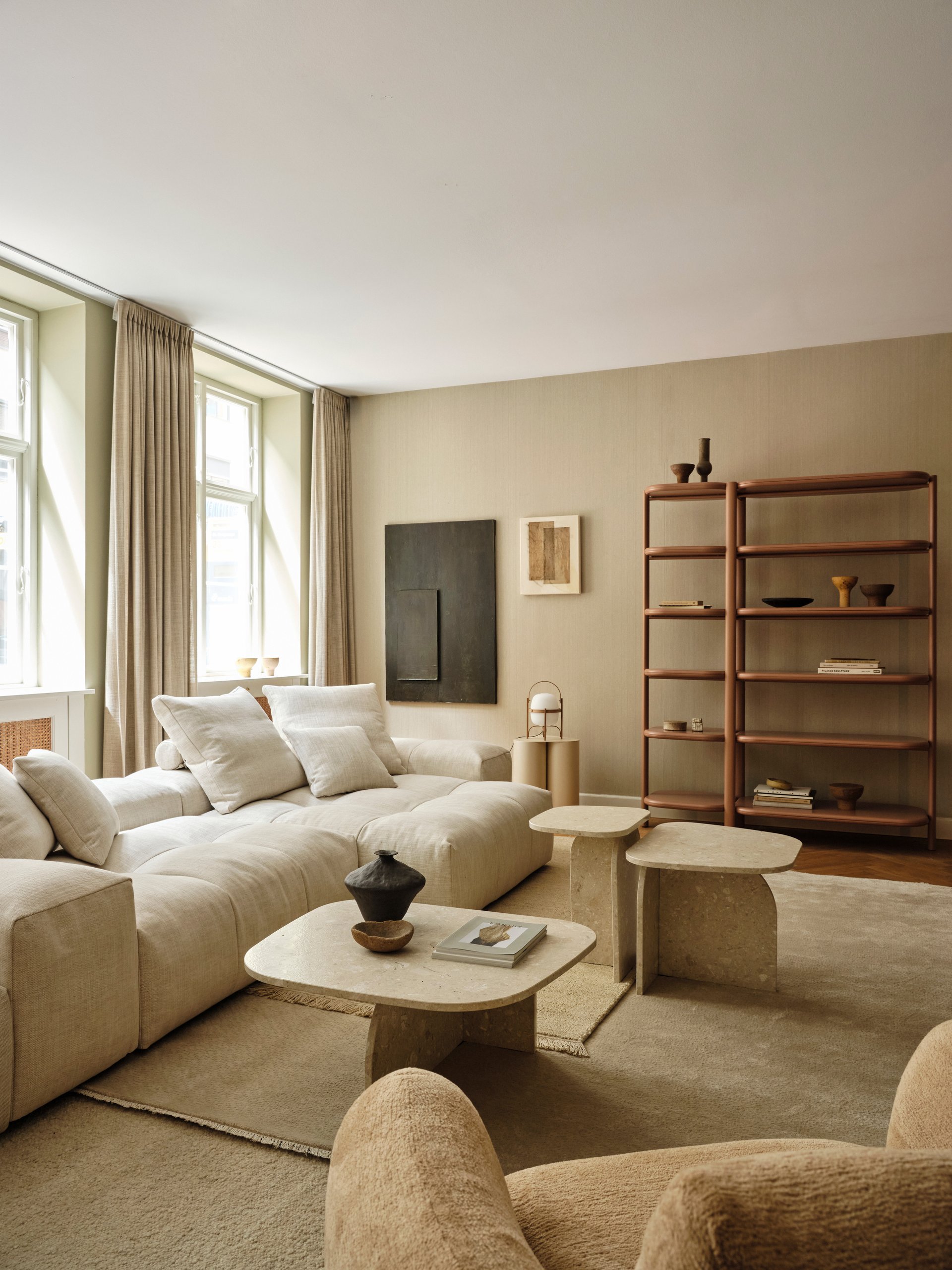 Saba furniture and sofas for the installation by Openhouse Studio