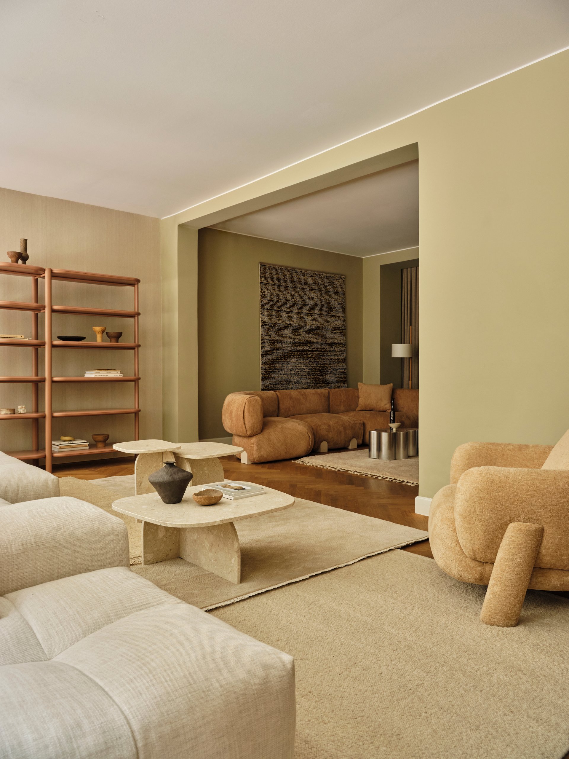 Saba furniture and sofas for the installation by Openhouse Studio