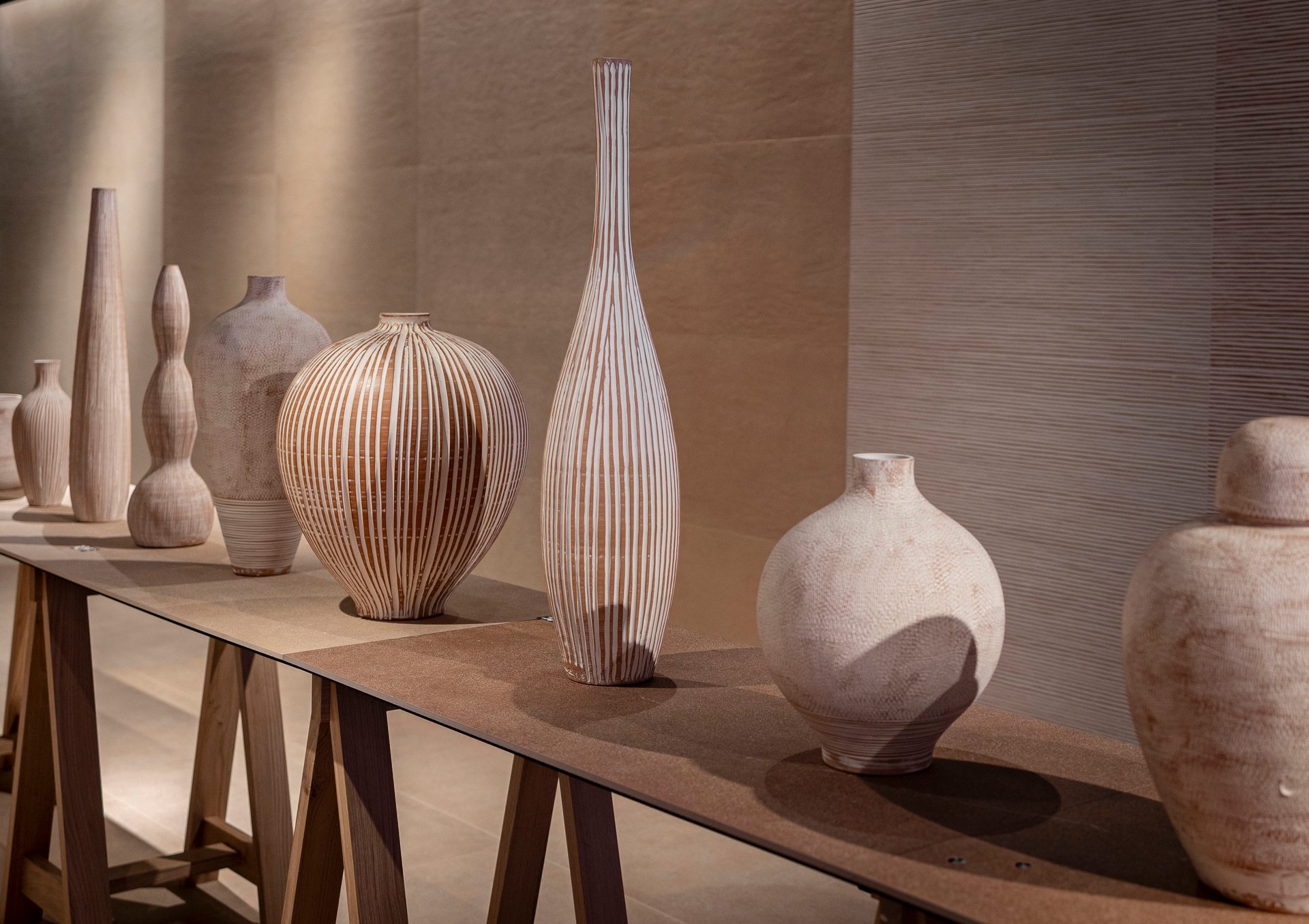 FLORIM clay-effect wall tiles designed by Matteo Thun and Benedetto ...