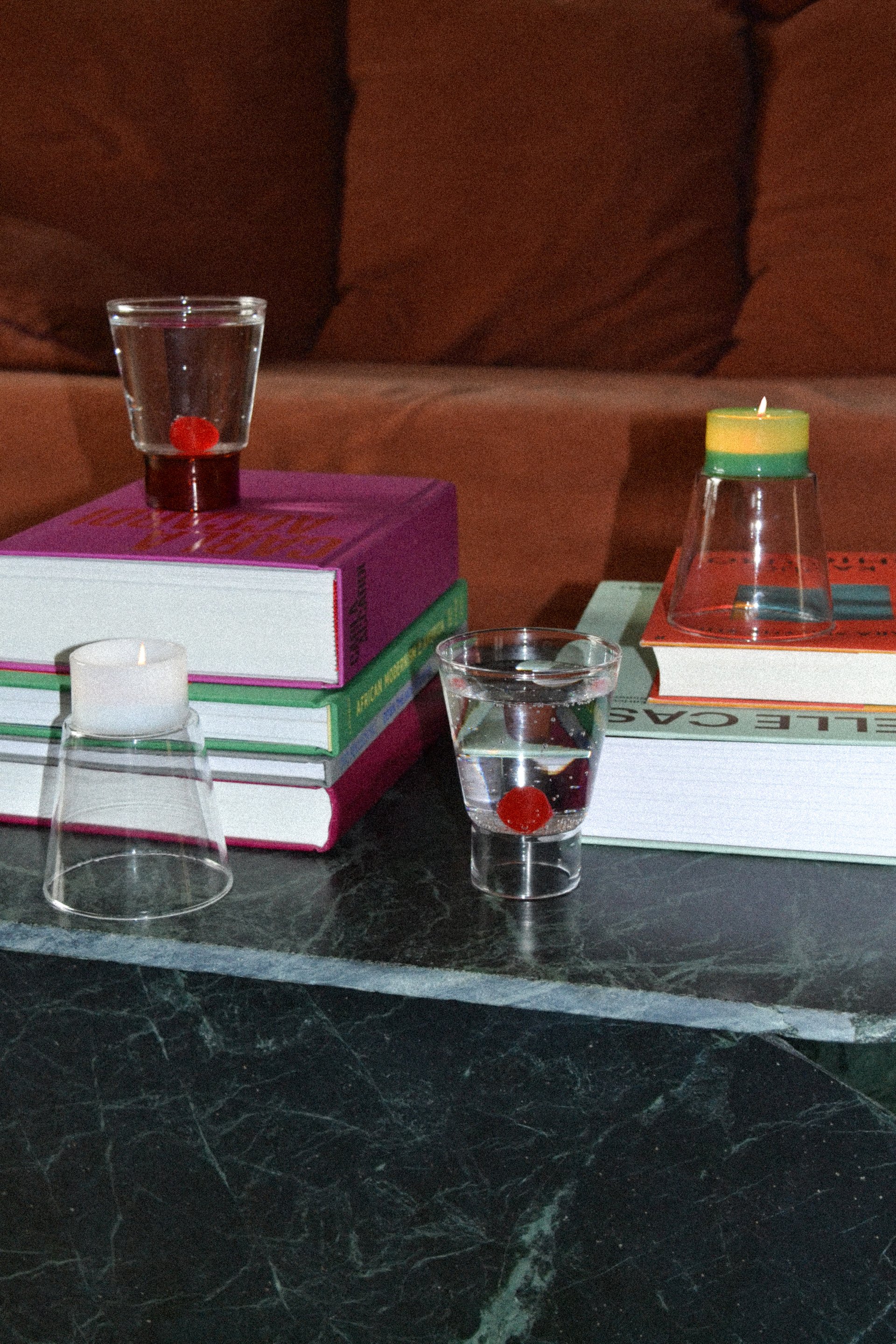 Traga introduces the Podio glass/candleholder