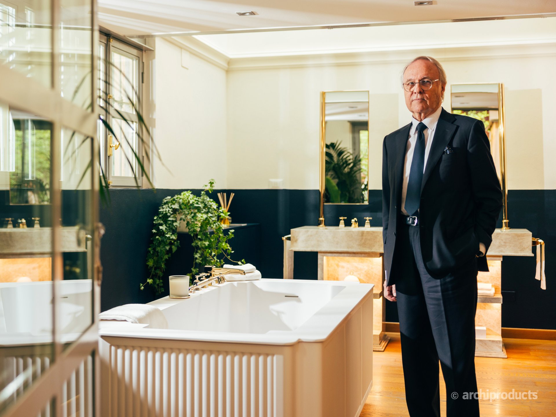 Pierre-Yves Rochon designs bathroom furniture for Devon&Devon