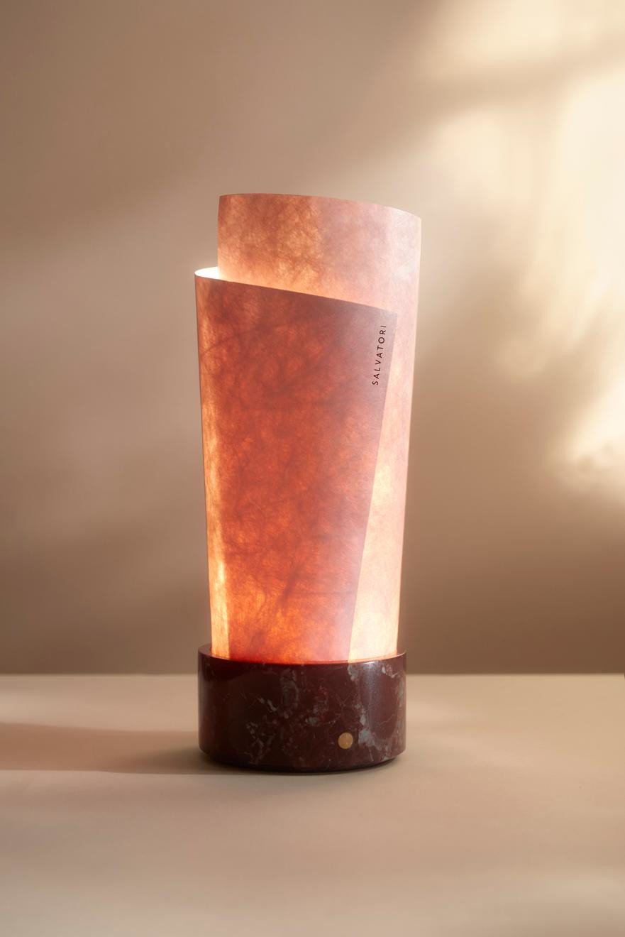 Salvatori's natural stone lamps