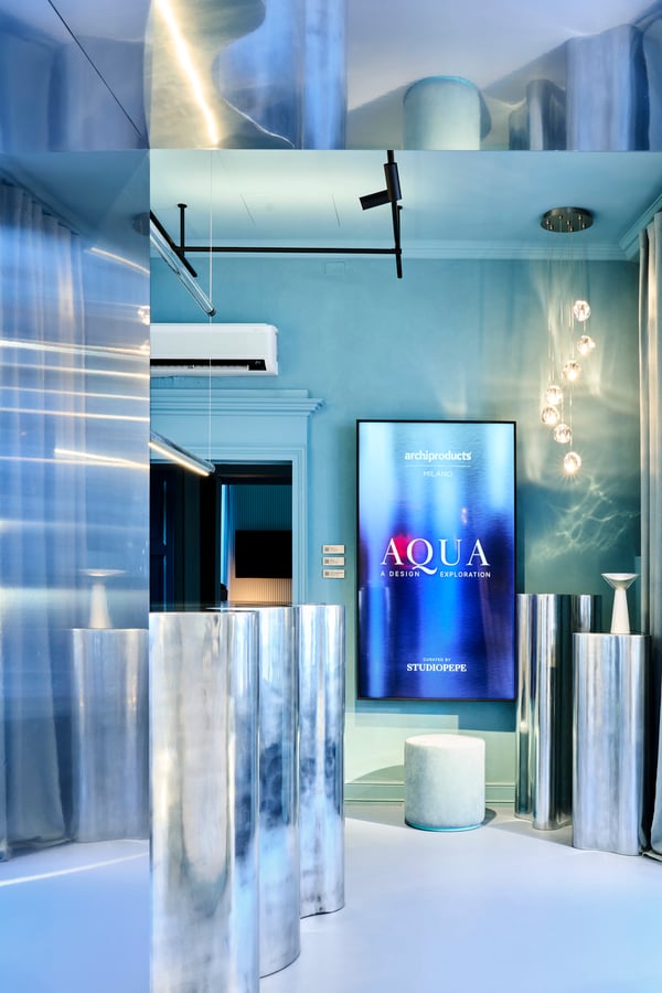 'Aqua' is the Archiproducts Milano 2024 project by Studiopepe
