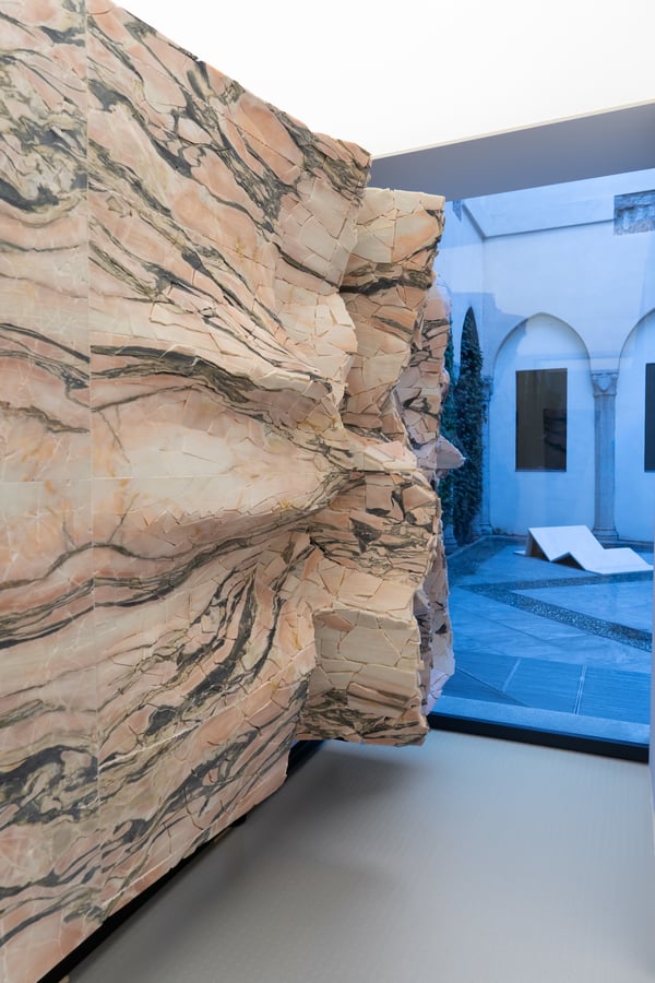 At Fuorisalone 2025 the Margraf marble installation by Hannes Peer ...