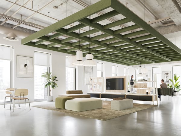 Introducing Plaid by Turf: Revolutionizing acoustic panel ceilings
