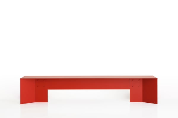 The new Origata bench designed by Nao Tamura for Porro