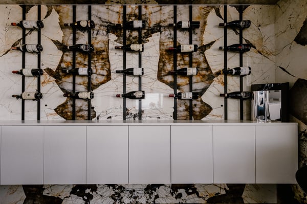 Custom-made Antolini® natural stone cladding and furnishings for a ...