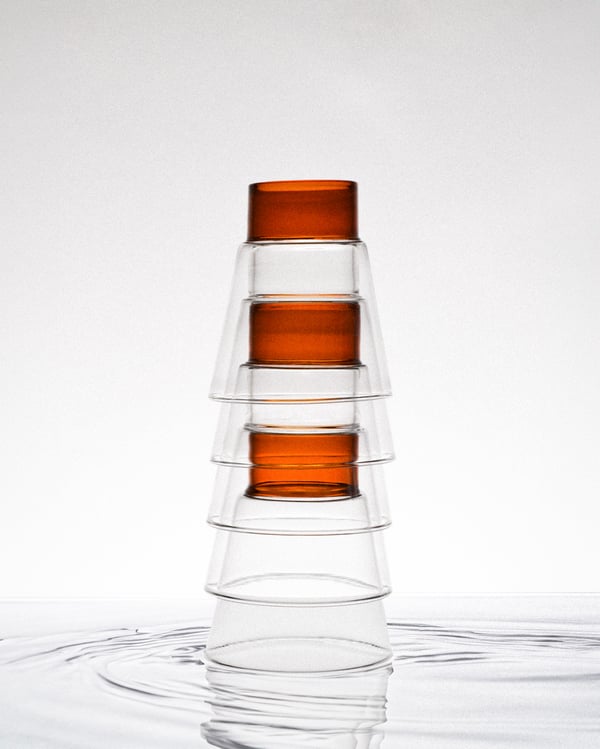 Traga introduces the Podio glass/candleholder