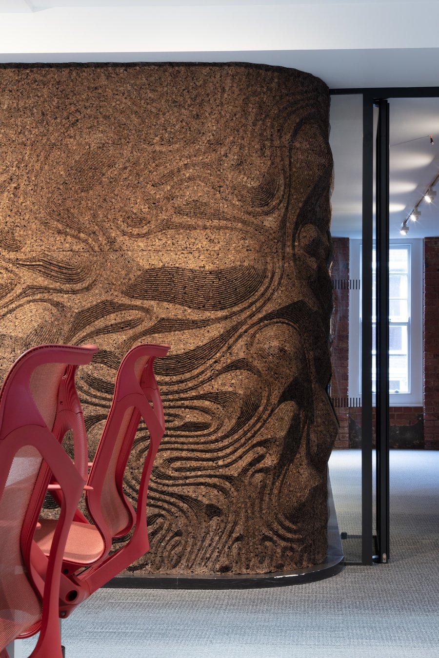 Zaha Hadid Architects and Gencork produce the Thalia wall