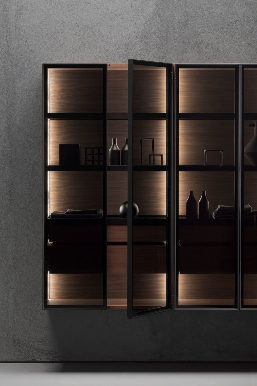 The Butler Wall-Mounted Cabinet Collection by Falper