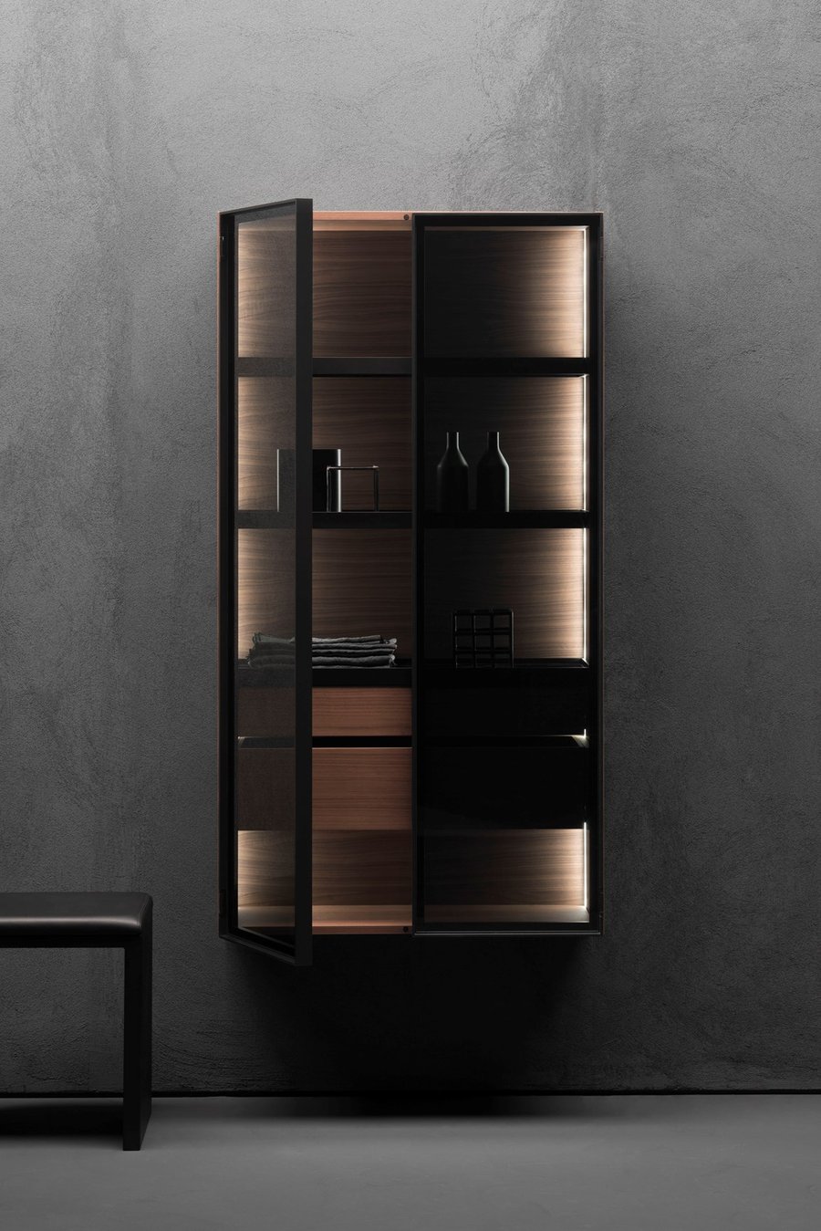 The Butler Wall-Mounted Cabinet Collection by Falper