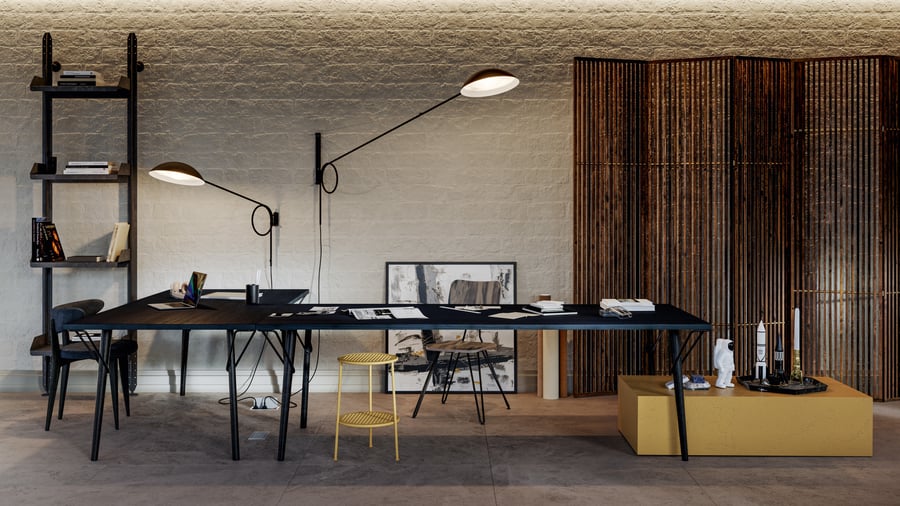 The new Spring arm lamp by Diesel Living with Lodes