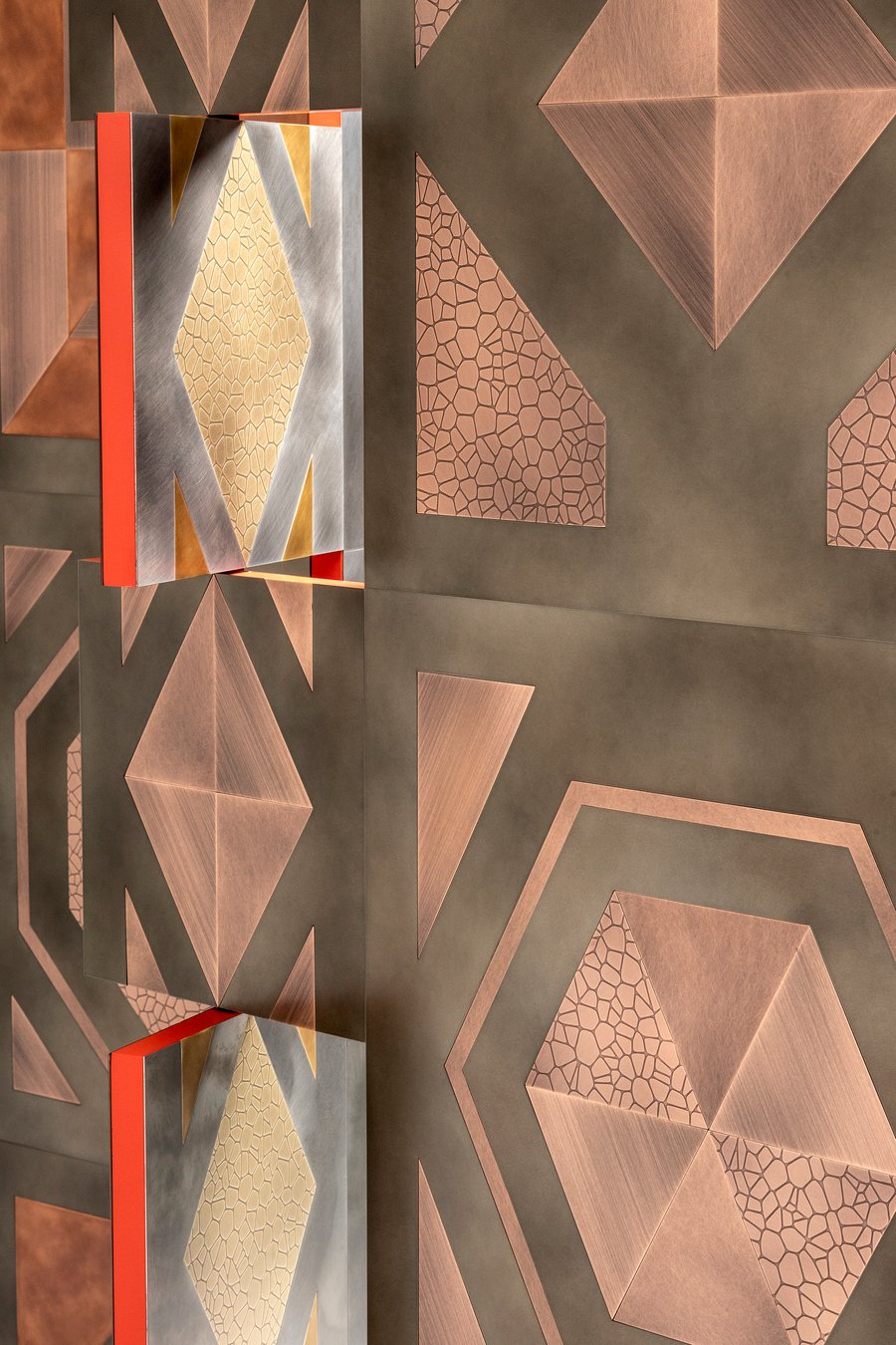 Para-Vimento, the De Castelli metal screen designed by Giampiero Bodino