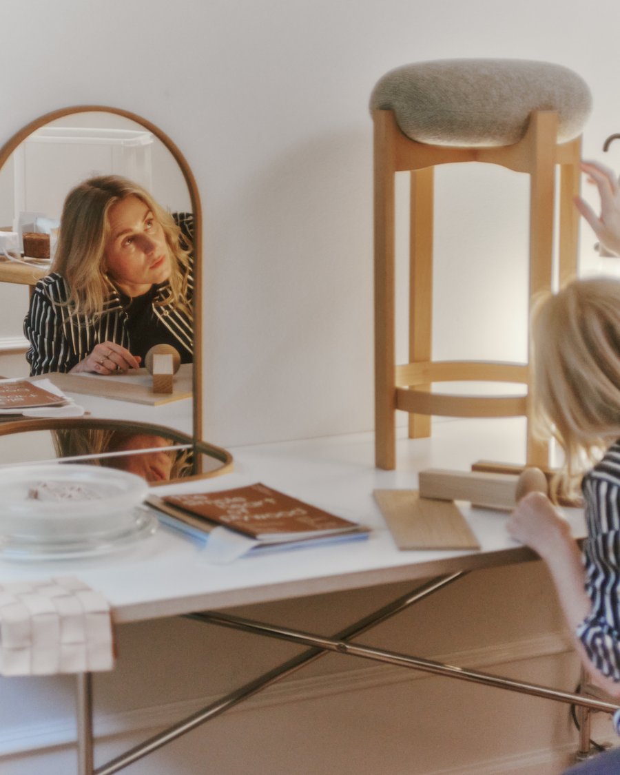 Pioneer Collection: Wooden Stools by Fredericia Furniture and Maria Bruun