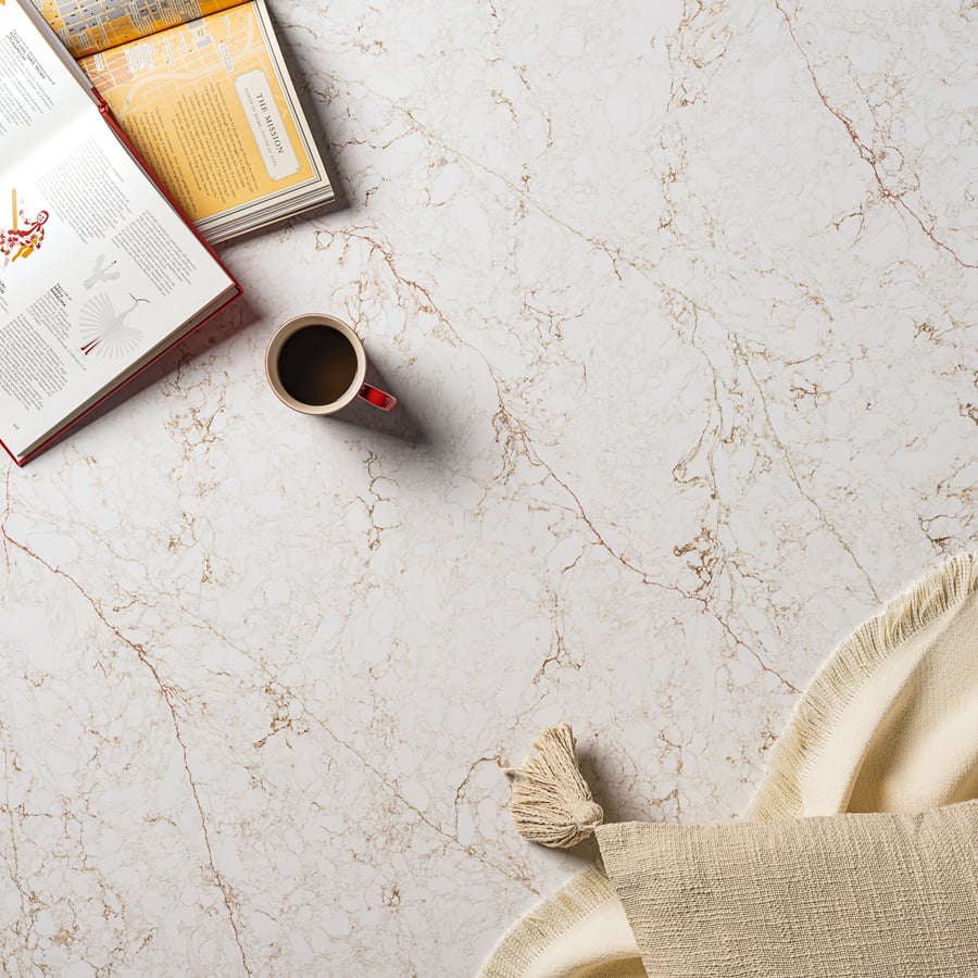 Quartzforms® surfaces for kitchen countertops, bathrooms, coverings and floors