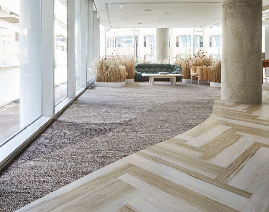 New carpet tile collections by Interface