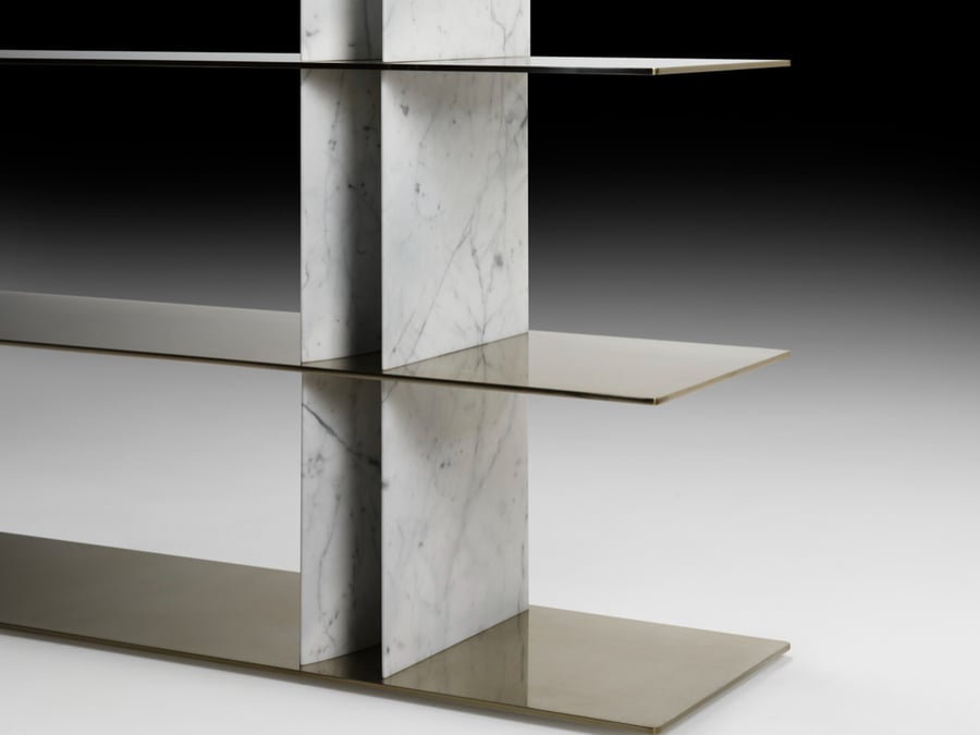 The Neutra bookcase designed by Oscar and Gabriele Buratti