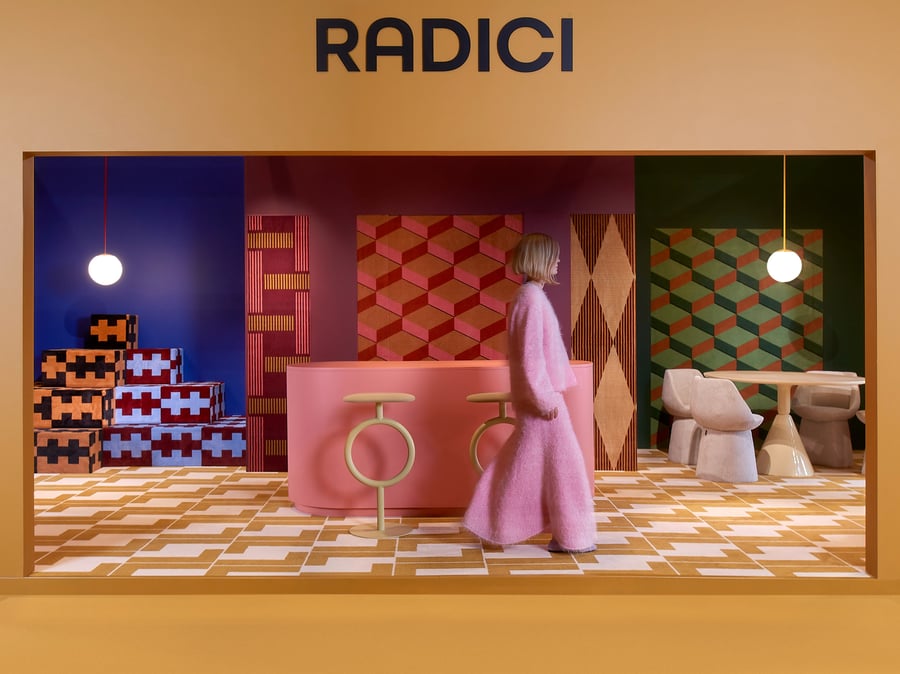 Carpets and textile flooring Radici designed by Tekla Evelina Severin