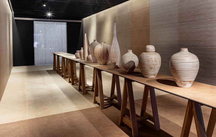 FLORIM clay-effect wall tiles designed by Matteo Thun and Benedetto ...