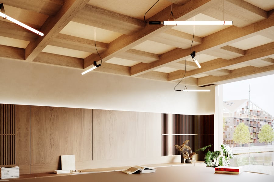 Introducing Plaid by Turf: Revolutionizing acoustic panel ceilings