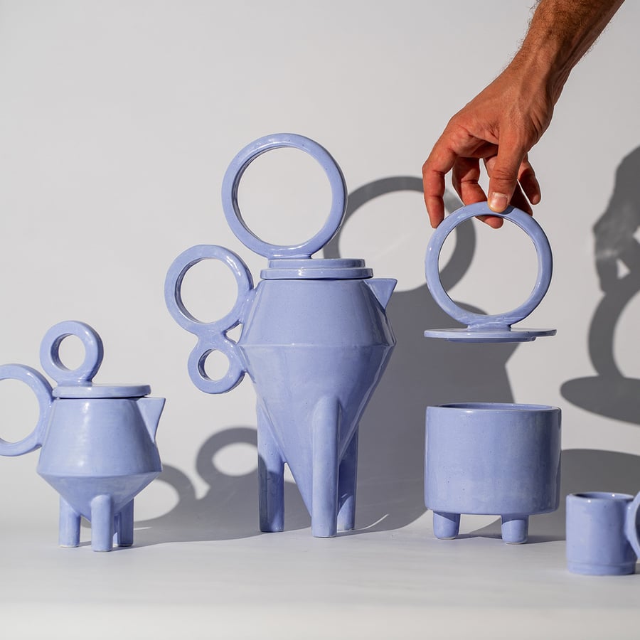 Handmade ceramic objects by Paolo Santangelo