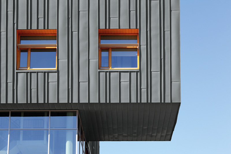 Rivestimenti in zinco laminato prePATINA graphite-grey