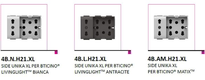 Nuovo punto presa per tutte le spine: Side Unika by 4box
