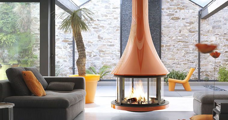 JC Bordelet fireplaces: French original designs, audacious colors and ...