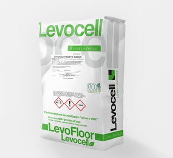 Pavimentazioni per esterni in cls effetto ghiaia LevoFloor Levocell