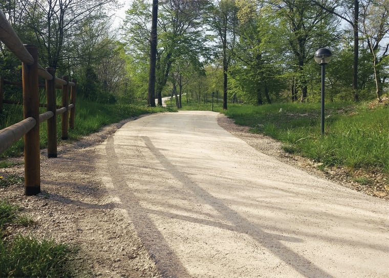 Pavimentazioni stabilizzate naturali o architettoniche Levocell