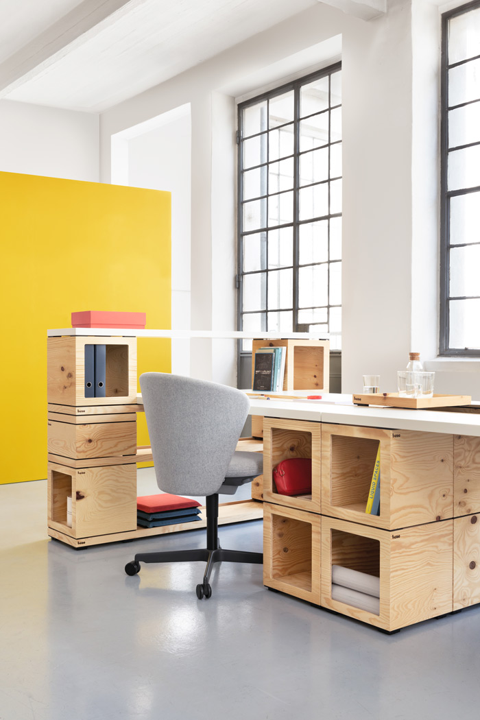 Flexible furniture for creative spaces: Pixel by Bene