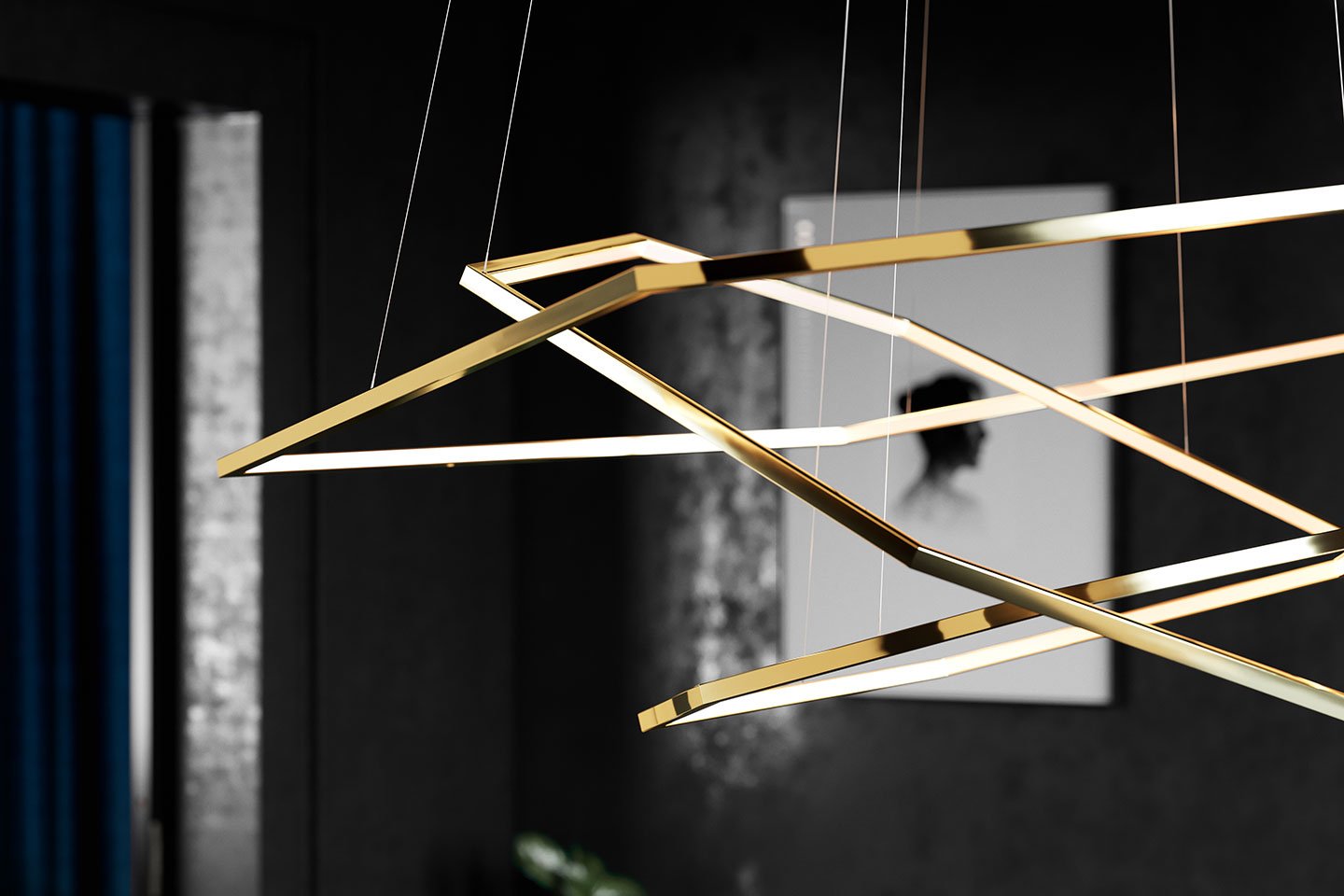 Bespoke handmade sculptural lighting Cameron Design House