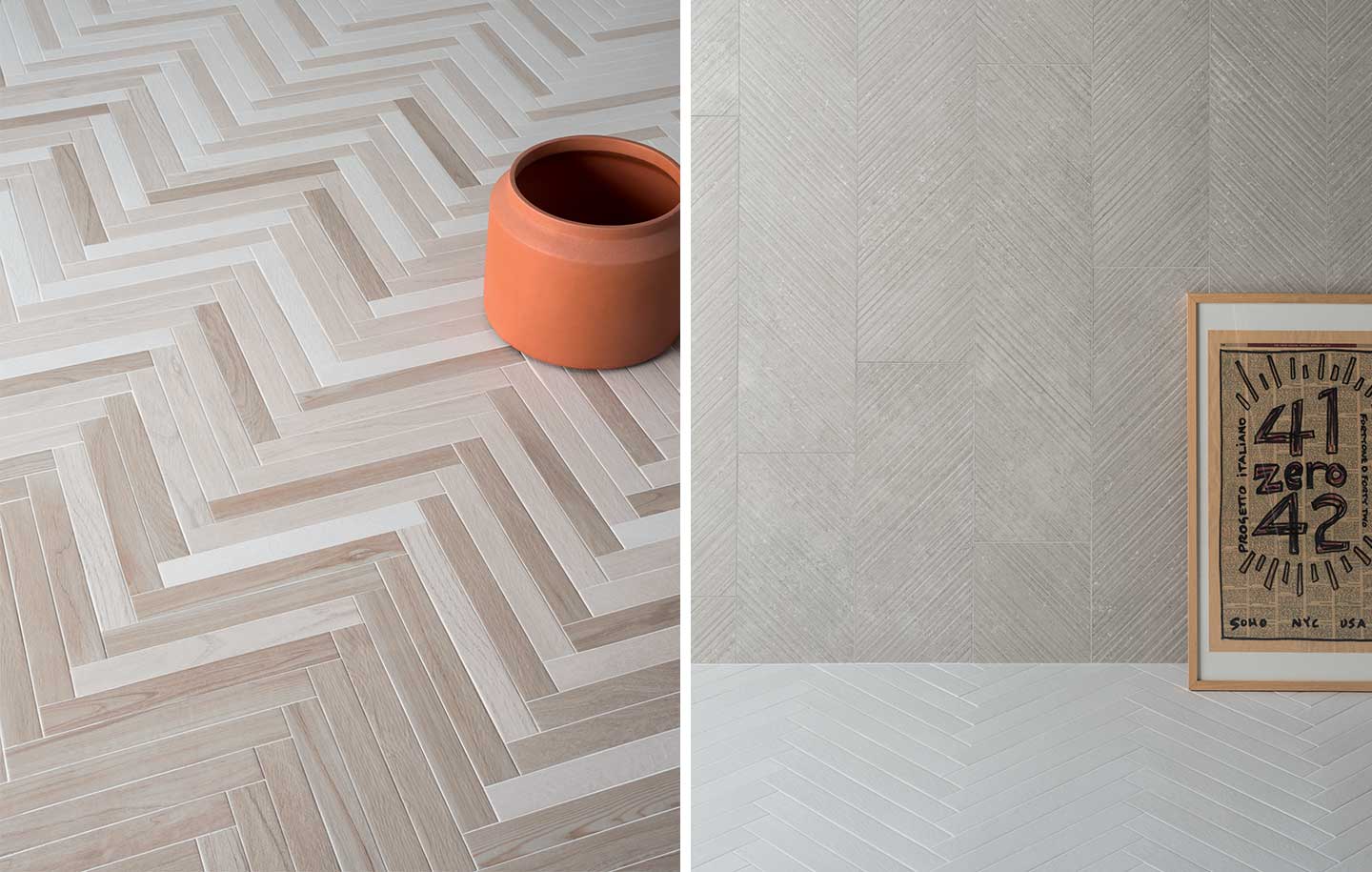 Wallpapers and stoneware coverings made in Italy by I-design