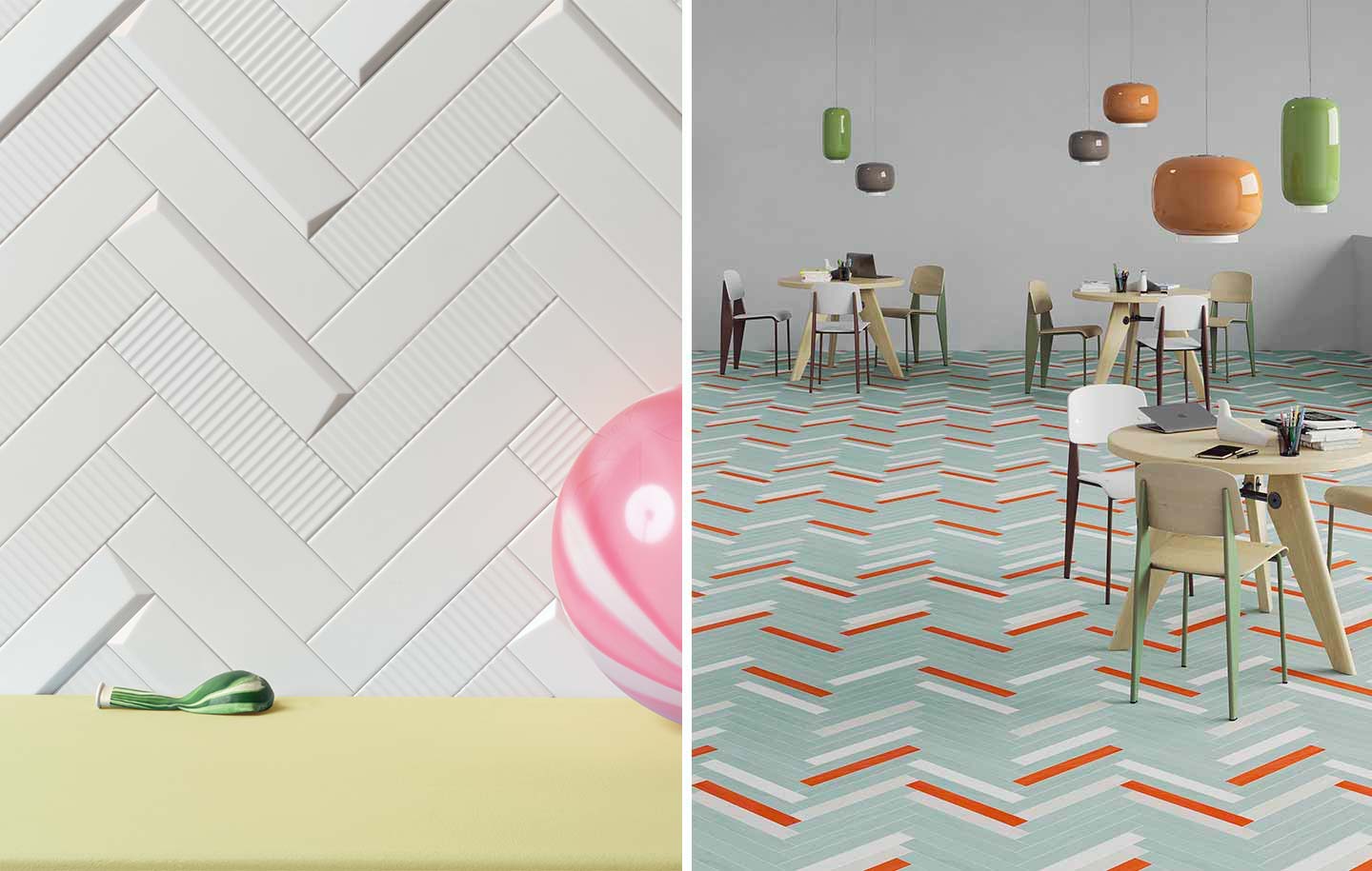 Wallpapers and stoneware coverings made in Italy by I-design