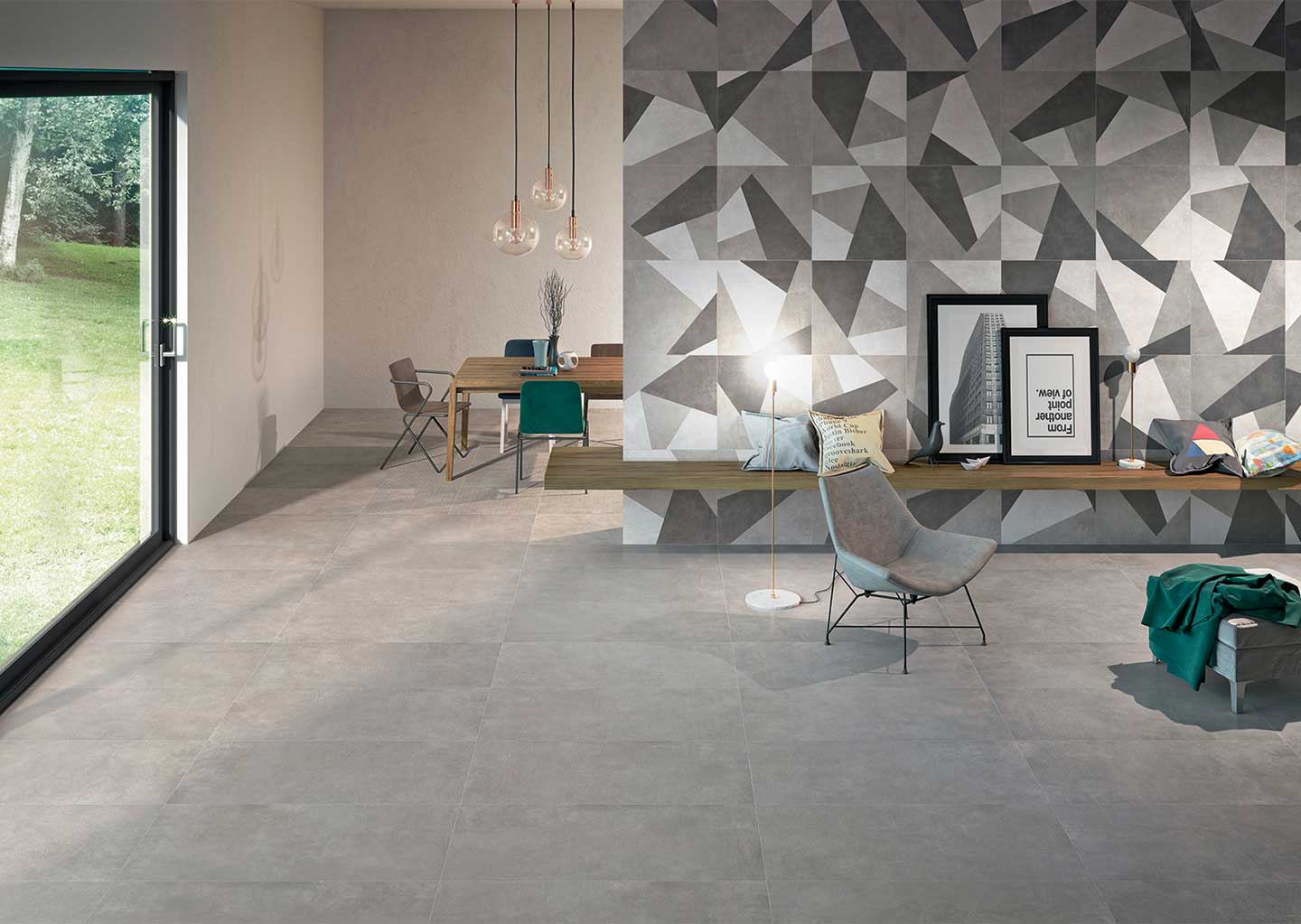 Gres effetto cemento per pavimenti e rivestimenti: Work by Armonie