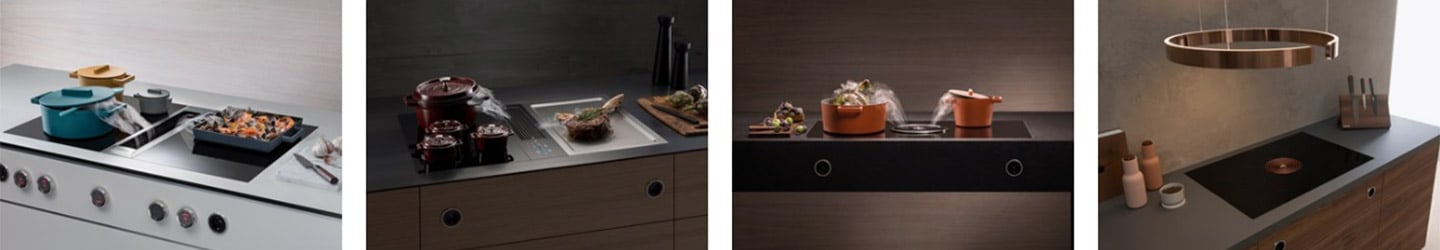 BORA Pure induction cooktop with integrated cooktop extractor